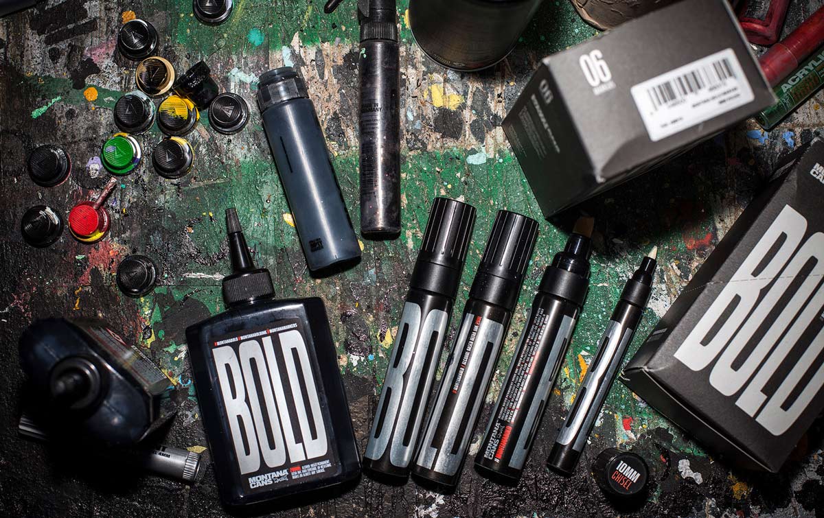 Montana BOLD marker 15mm rett, black (5688339) - Torso Kunstartikler ...