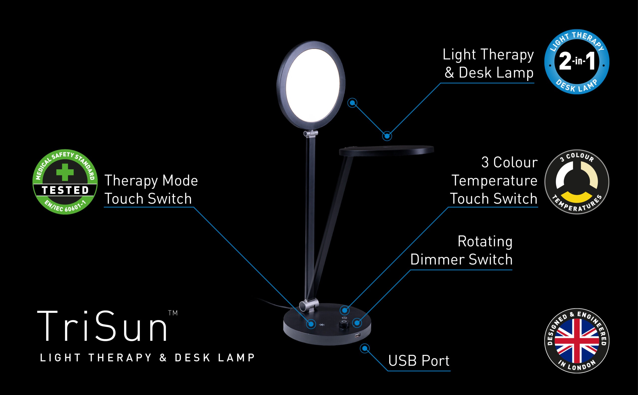 Lampe TriSun Light Therapy (4230722) - Torso Kunstartikler ...