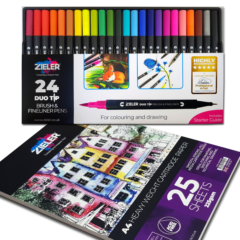Tusjsett - Artists Colouring Starter Set (2604102) - Torso ...